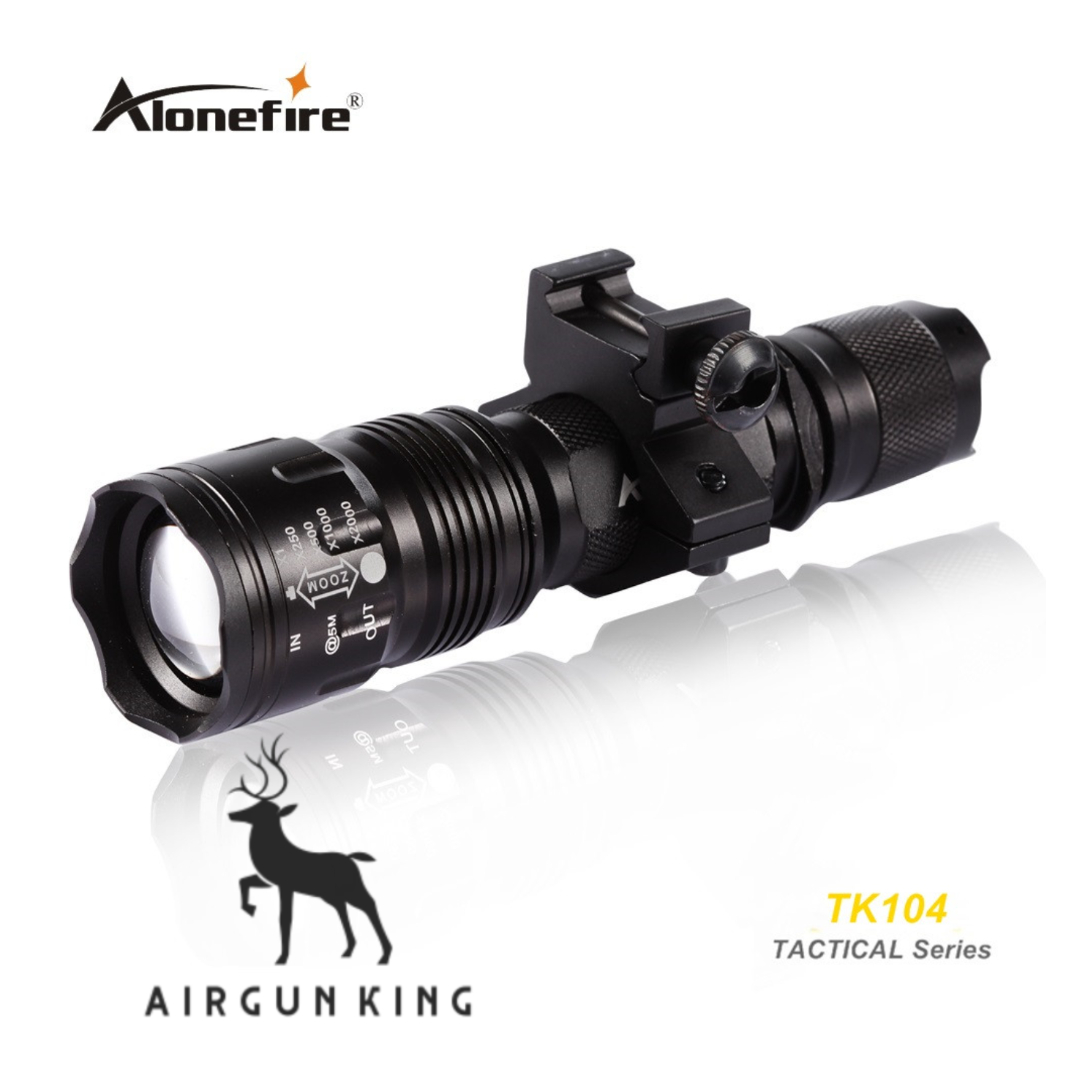Buy Amazing Alonefire TK104 XM-L2 LED Zoom Tactical Flashlight - Airgun ...